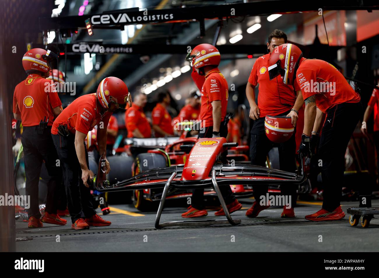 Jeddah, Saudi Arabia. 6th Mar, 2024. Scuderia Ferrari team, F1 Grand ...