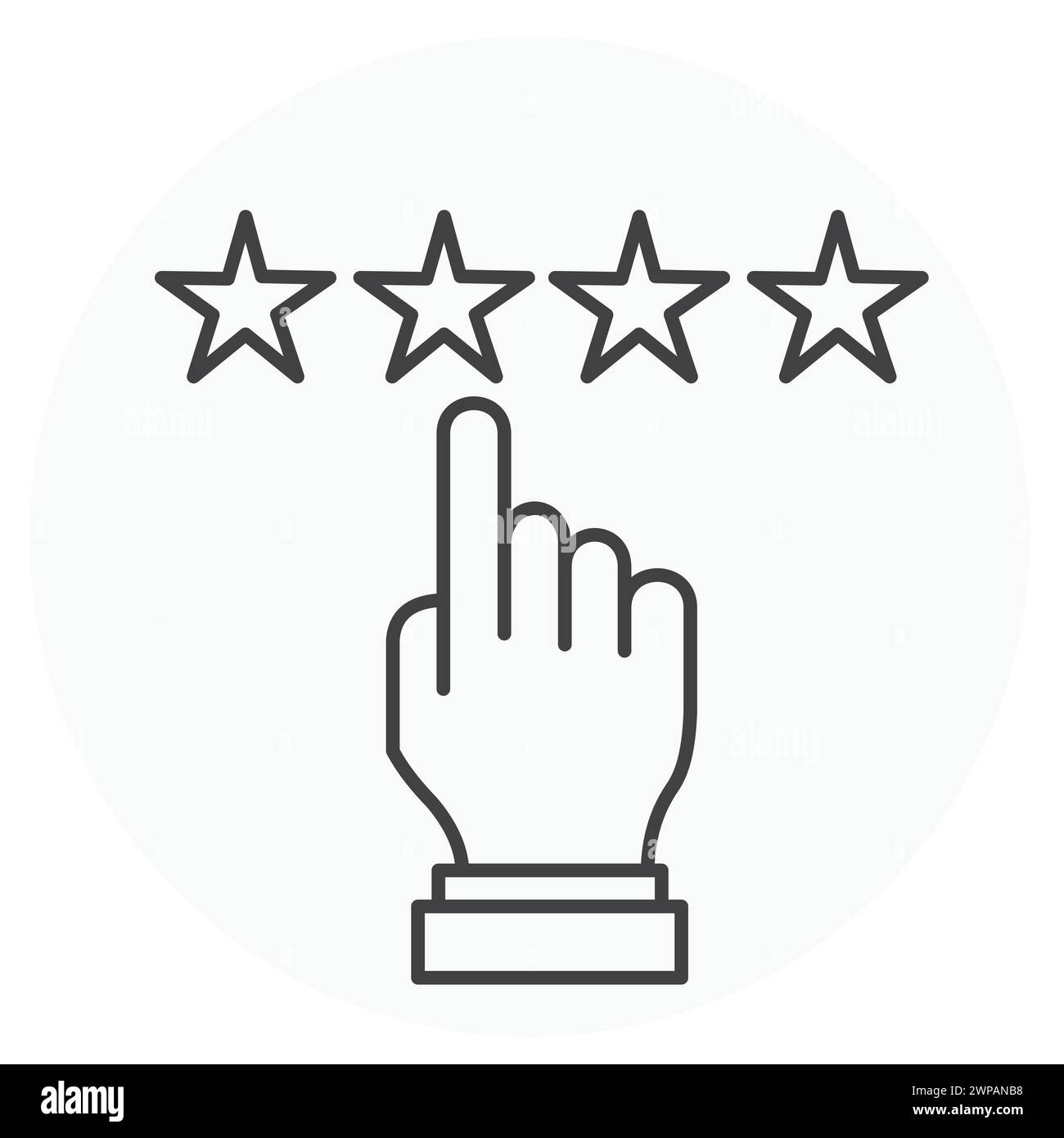 Review Vector Illustration Icon Design Stock Vector Image & Art - Alamy