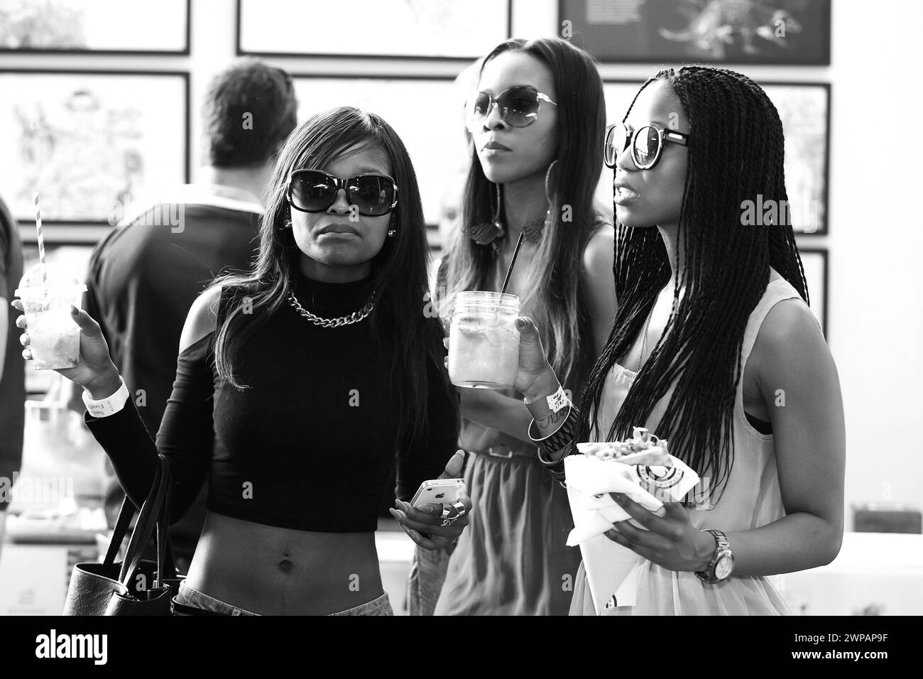 Females onlookers Black and White Stock Photos & Images - Alamy