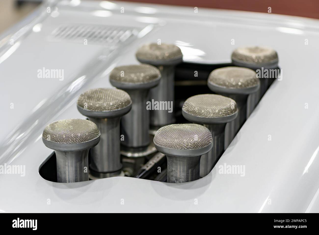 DETROIT, MI/USA - March 1, 2024: Close-up of a 1968 Chevrolet Corvette ...