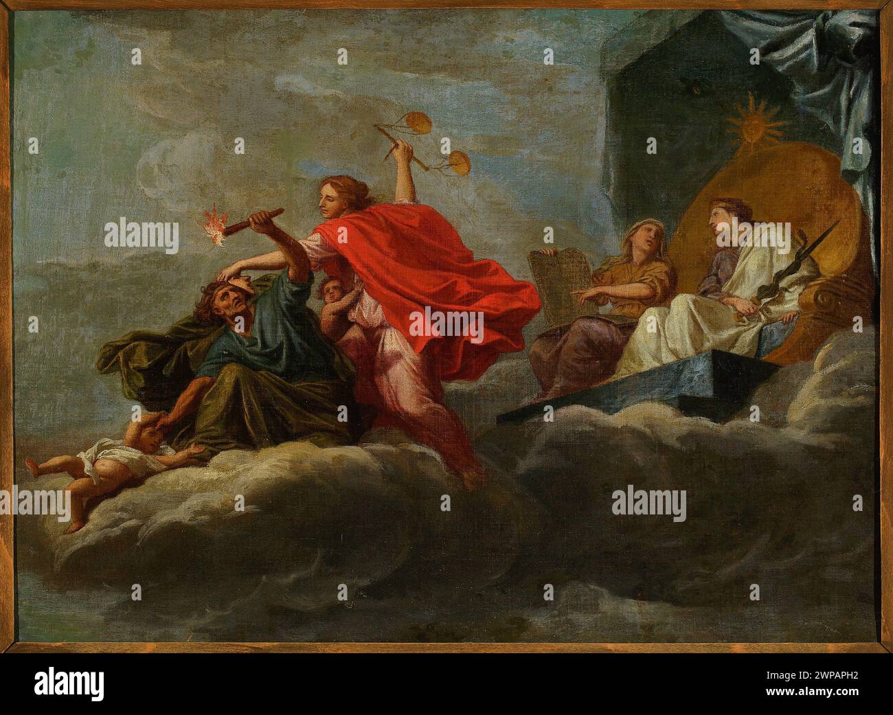 Allegorical painting titled “Triumph of Justice” by a French painter ...