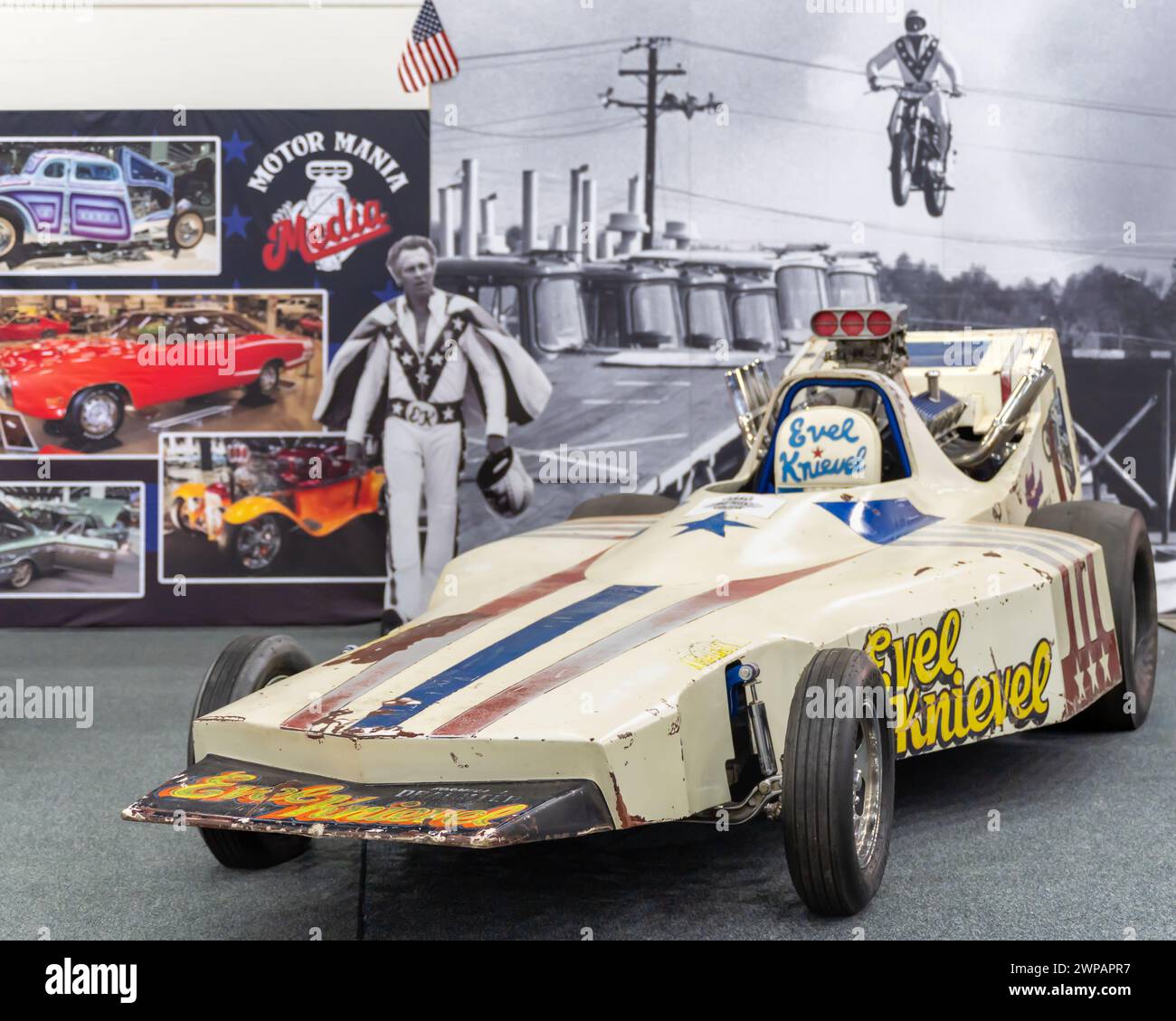 DETROIT, MI/USA - March 1, 2024: Legendary Formula 1 Dragster that ...