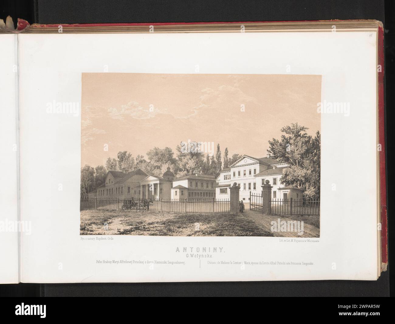 Napoleon 1807 1883 album widokow historycznych polski hi-res stock ...