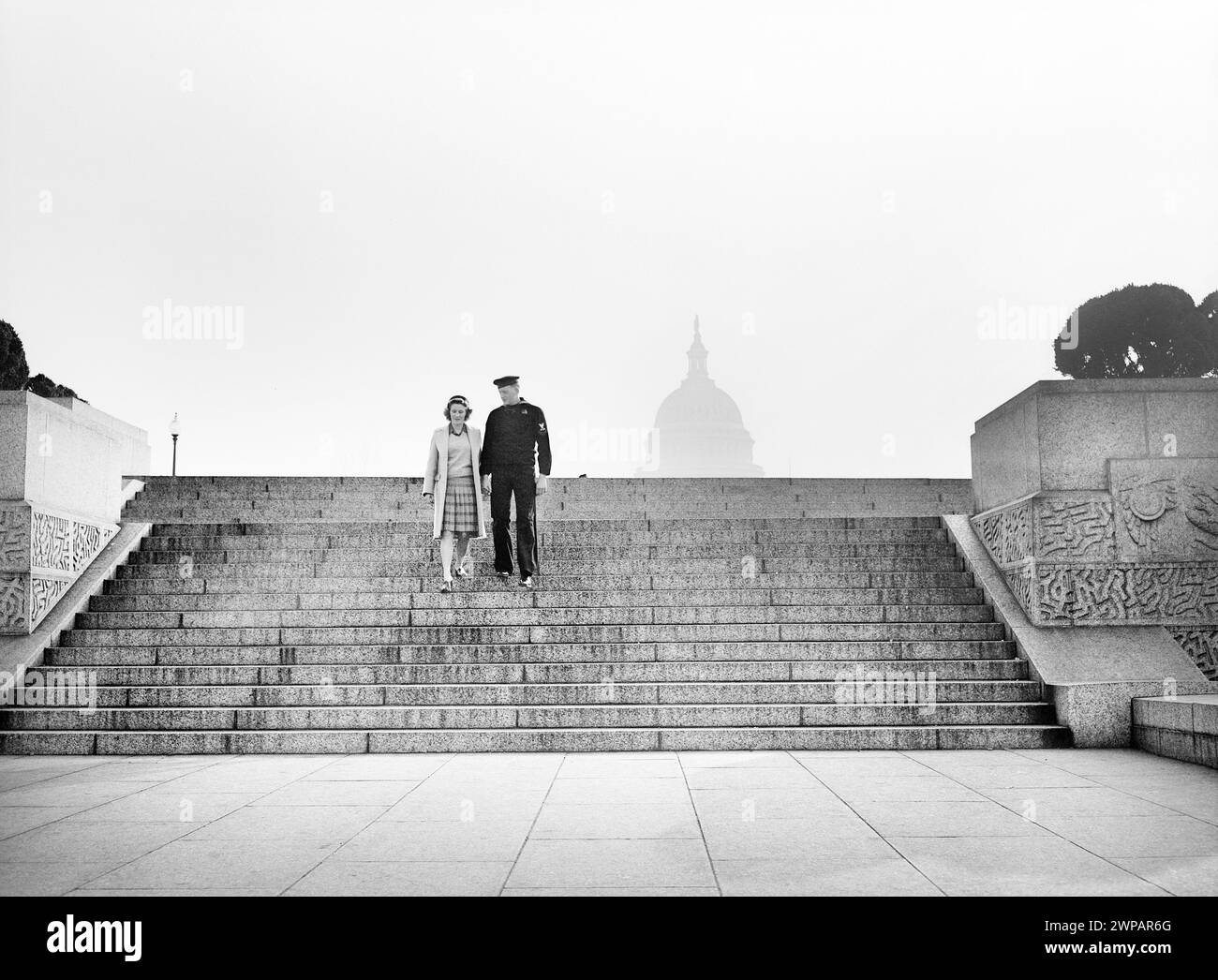 Hugh and Lynn Massman sightseeing on their first day in Washington, D.C ...