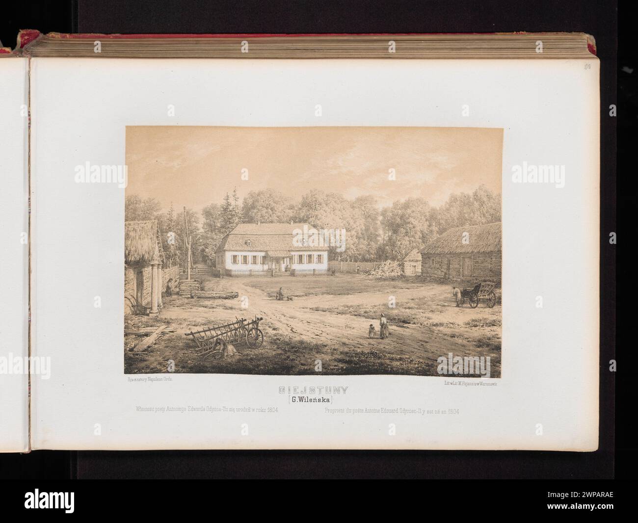 Napoleon 1807 1883 album widokow historycznych polski hi-res stock ...
