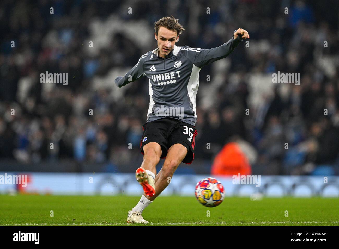 William Clem of FC Copenhagen during the pre-game warmup ahead of the ...