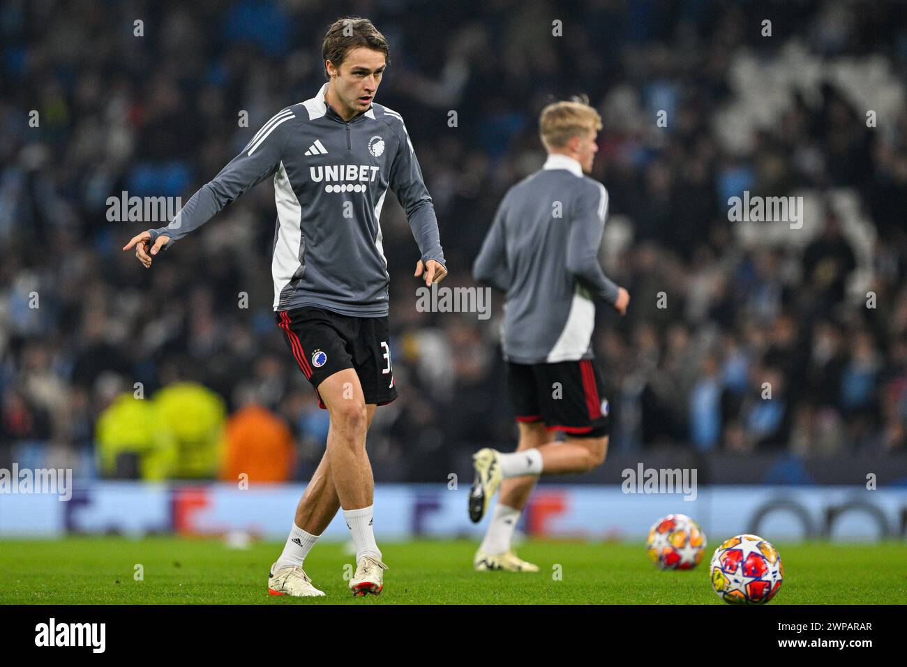 William Clem of FC Copenhagen during the pre-game warmup ahead of the ...