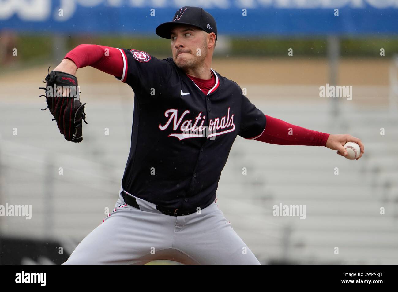 Washington Nationals starting pitcher Patrick Corbin throws during the ...