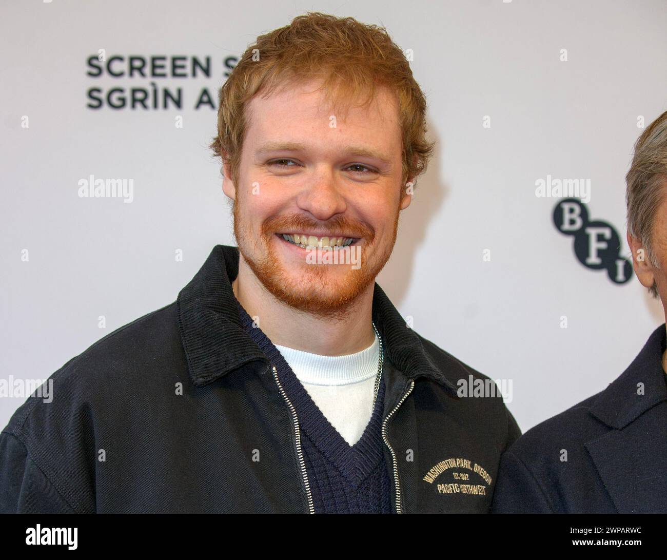 Glasgow, Scotland, UK. 3rd March, 2024. Actor, Solly McLeod, on the red ...