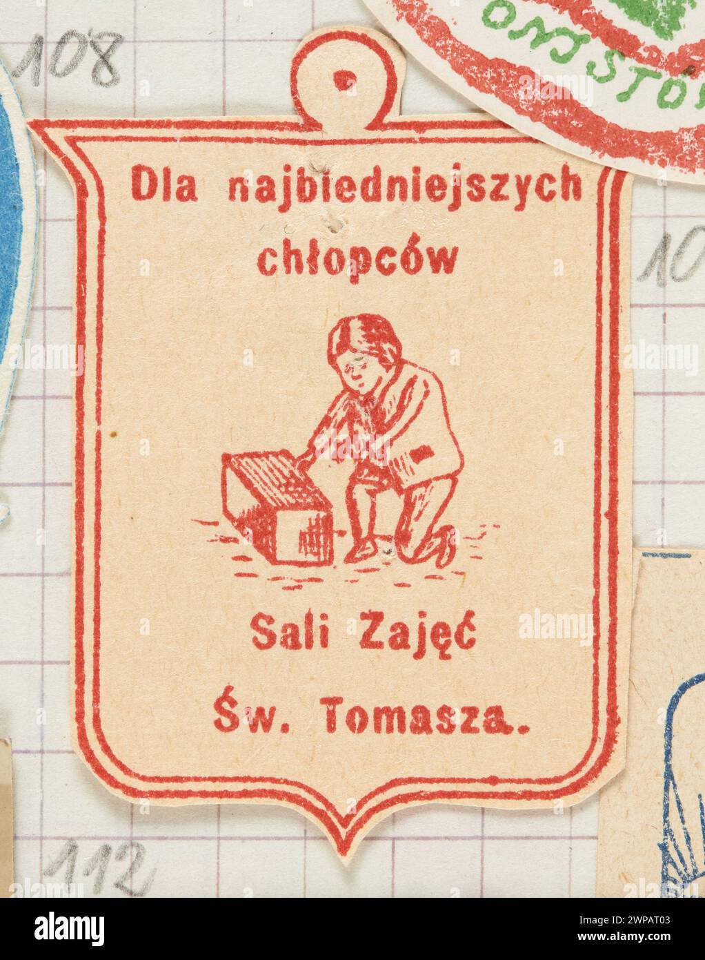 A questionable print of a maid and text: for the poorest boys of the ...