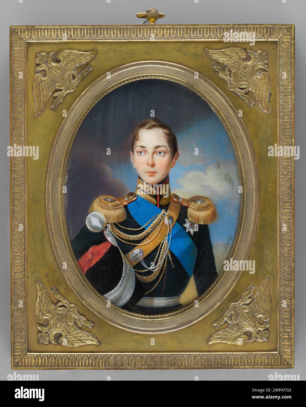 This 1834 portrait by Ivan Winberg depicts Tsar Alexander II of Russia ...