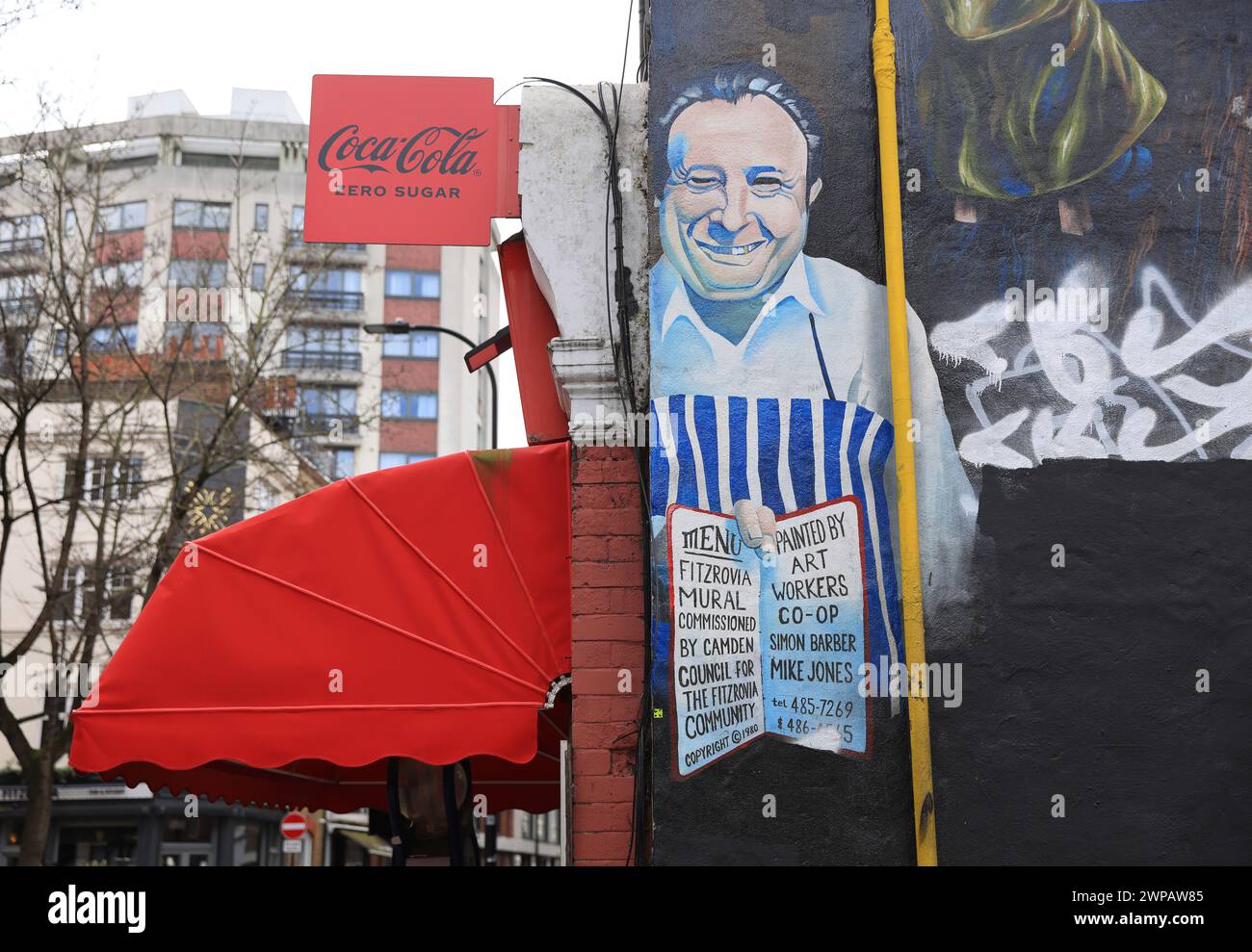 Fitzrovia Mural, commissioned by Camden Council for the local community ...