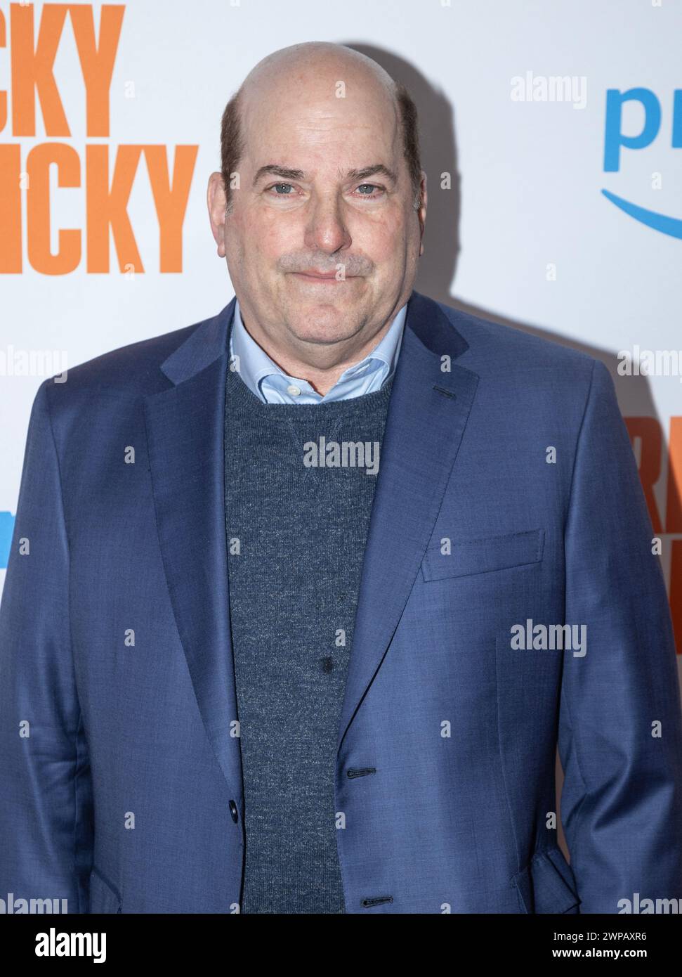 John Jacobs attends premiere of 'Ricky Stanicky' at Regal E-Walk in New York on March 5, 2024 ...