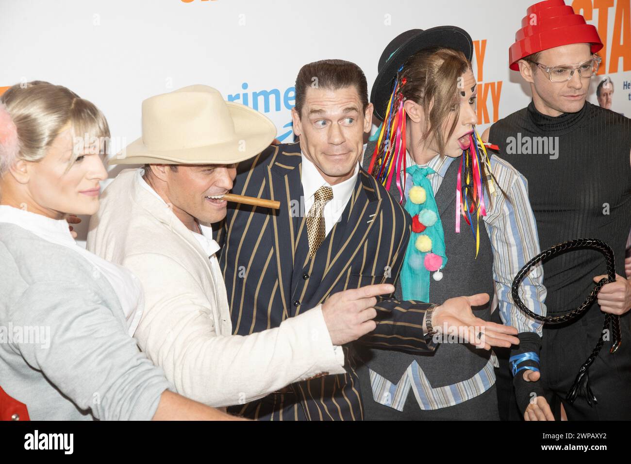 John Cena (C) attends premiere of 'Ricky Stanicky' at Regal E-Walk in ...