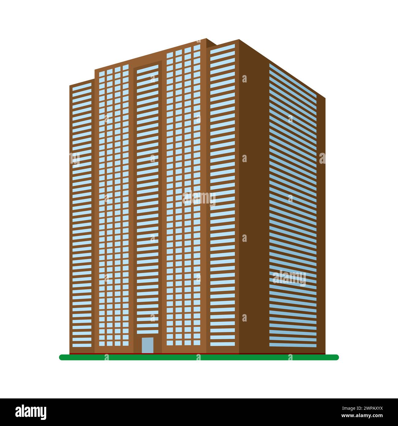 Story office and commercial building Cut Out Stock Images & Pictures ...