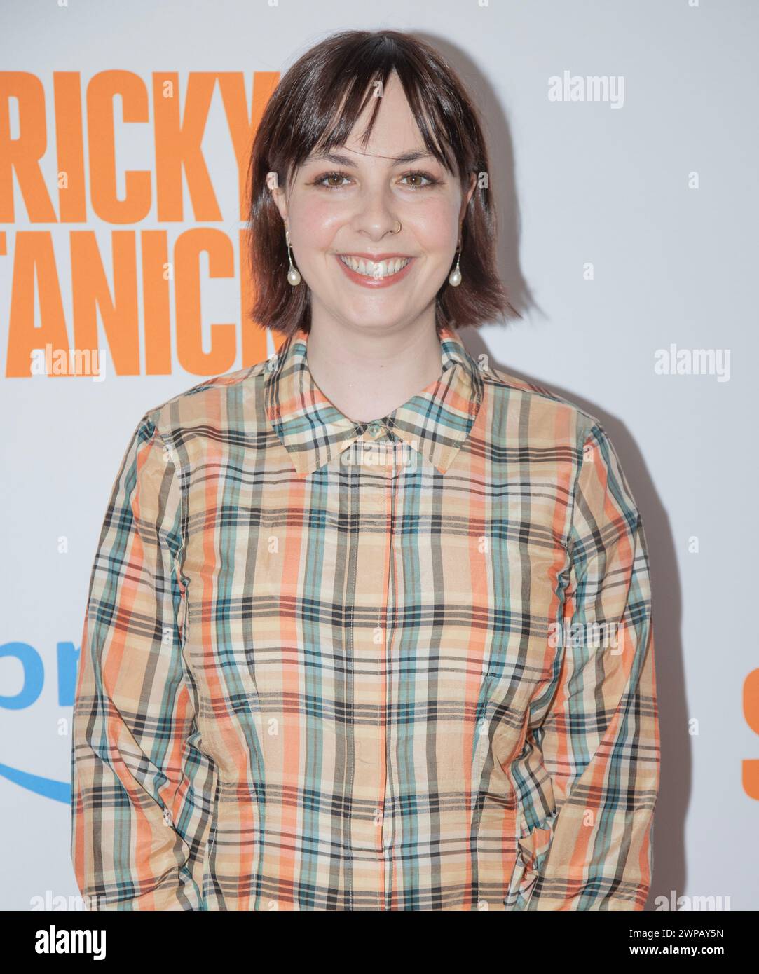 Apple Farrelly attends premiere of 'Ricky Stanicky' at Regal E-Walk in ...