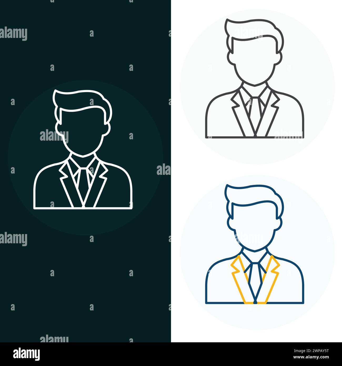 Business Man Vector illustration Icon Design Stock Vector Image & Art ...