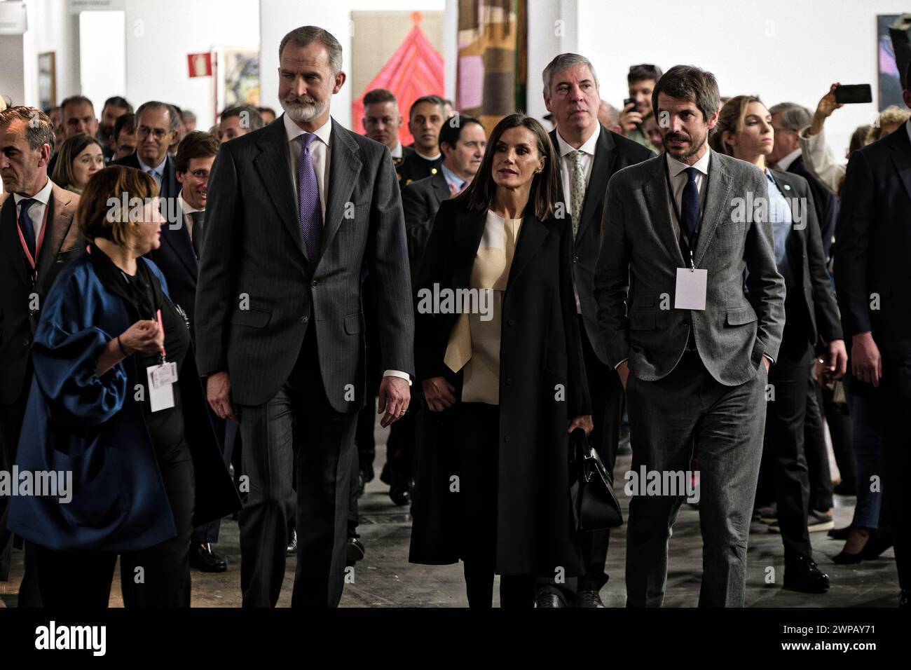 Madrid, Spain. 06th Mar, 2024. Inauguration of the ARCO 2024 ...