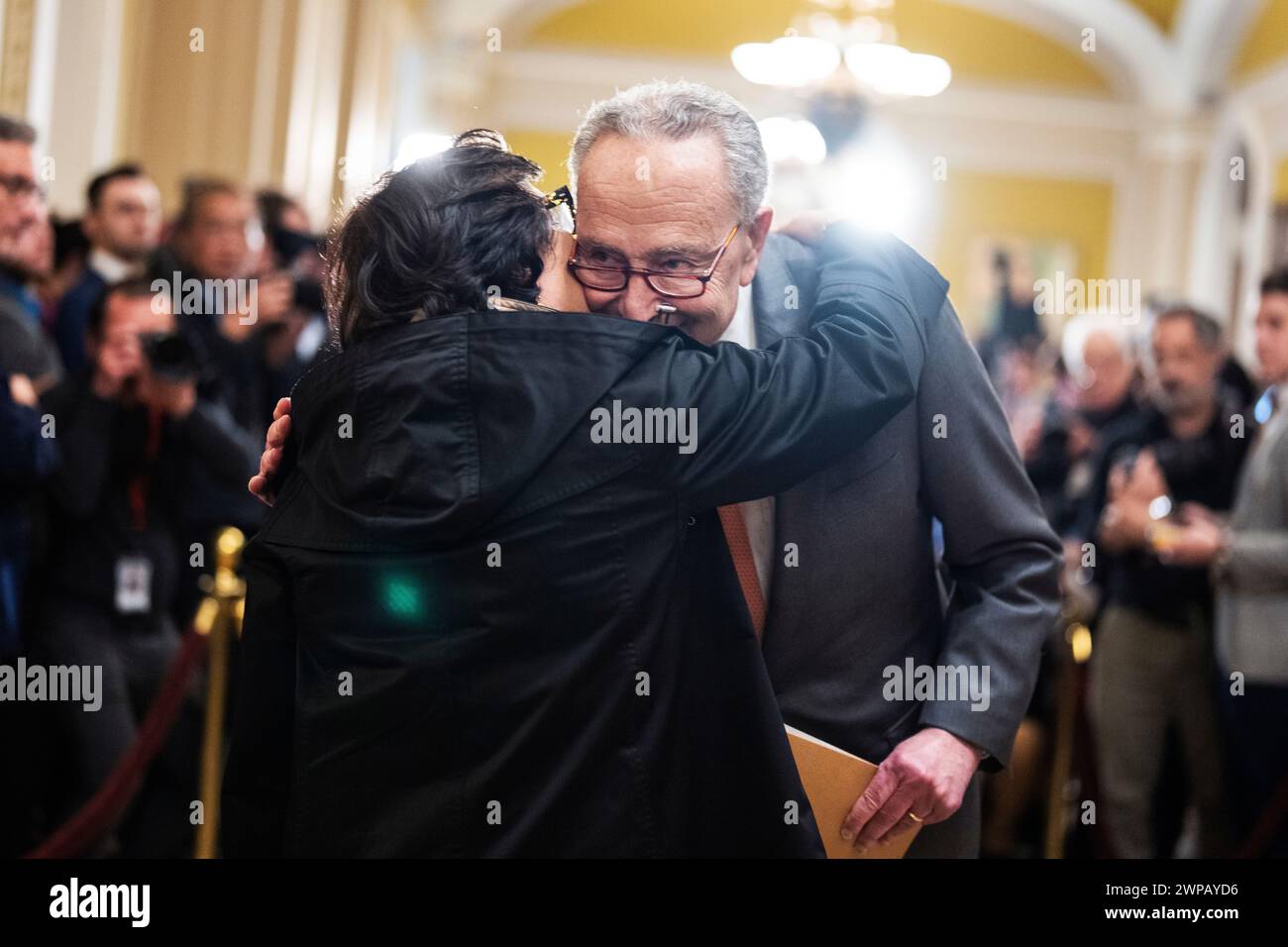 UNITED STATES - MARCH 6: Senate Majority Leader Charles Schumer, D-N.Y ...