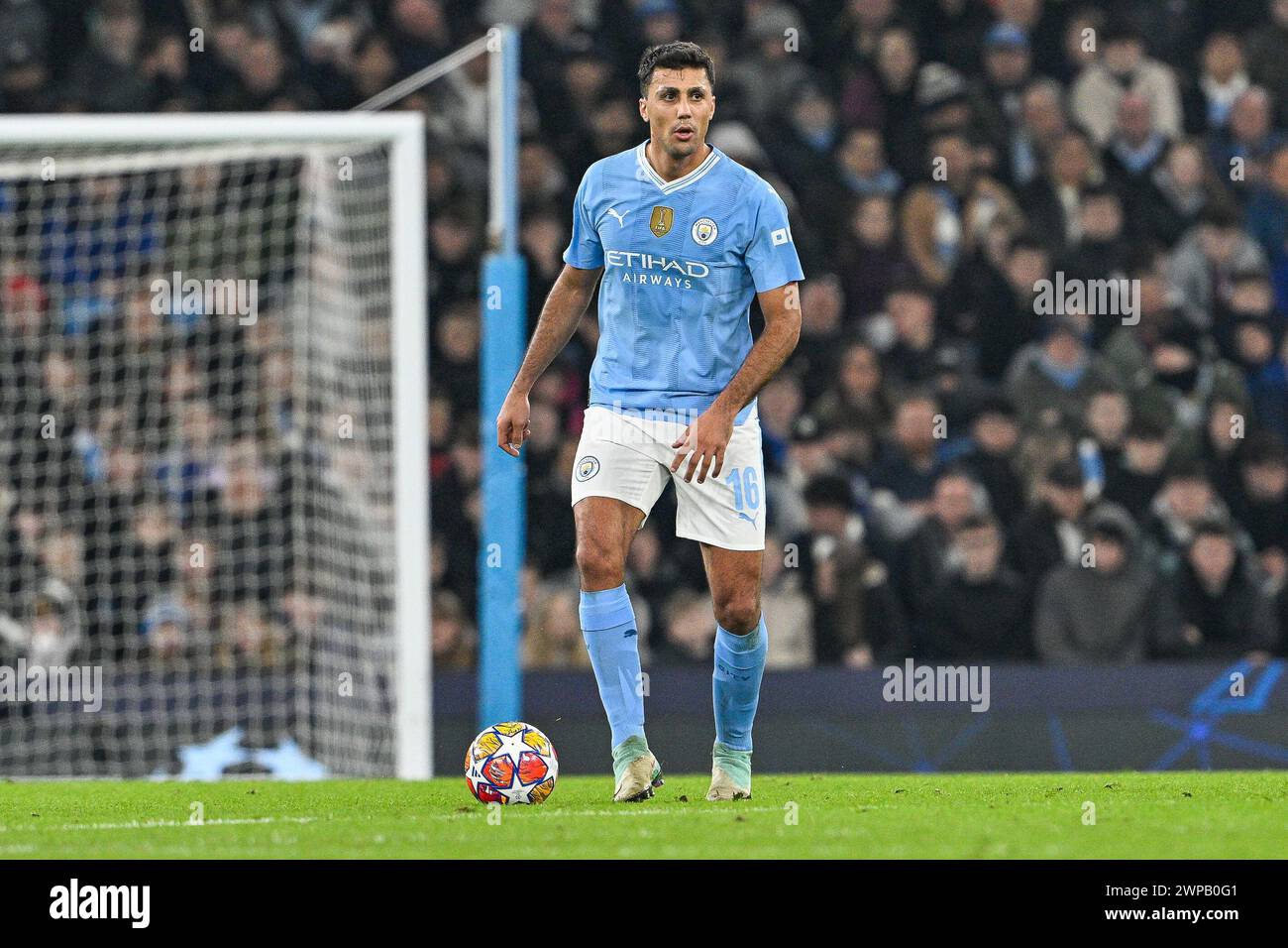 Rodri of Manchester City in action during the UEFA Champions League ...