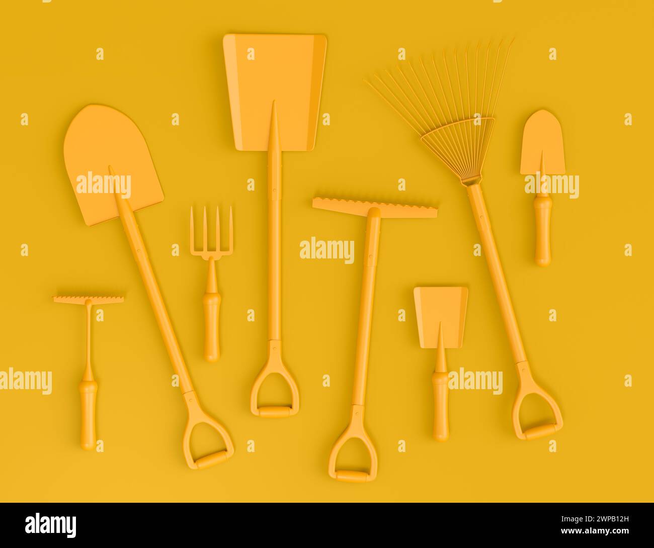 Farmer with pitchfork and devil hi-res stock photography and images - Alamy