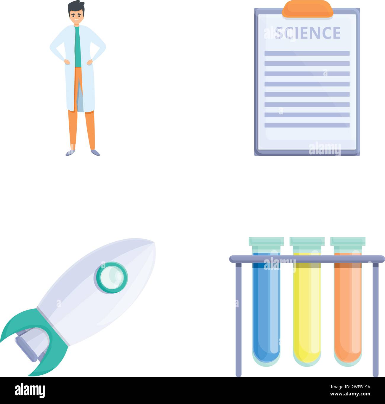 Scientist conducting an experiment Cut Out Stock Images & Pictures - Alamy