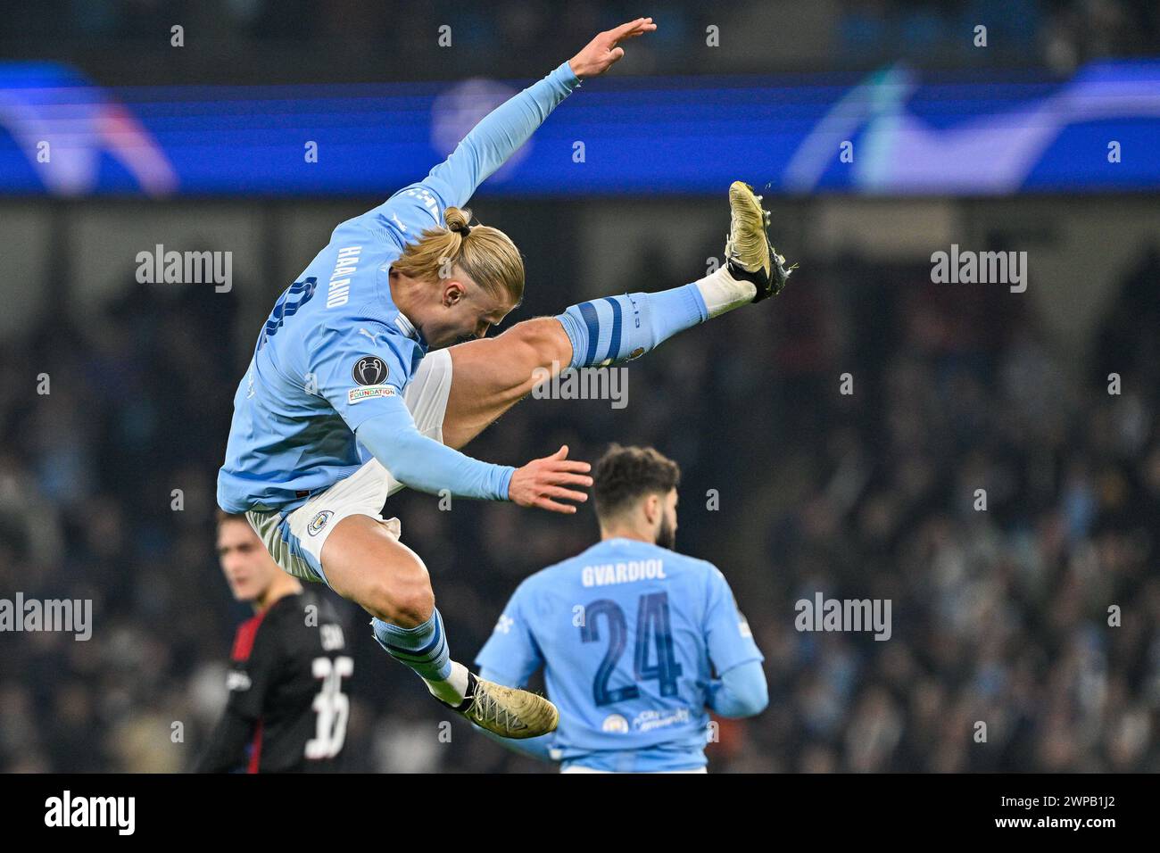 Erling haaland goal celebration hi-res stock photography and images - Alamy