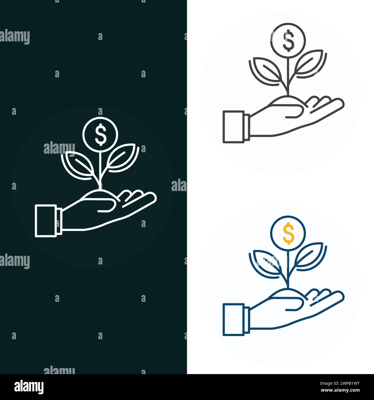 Growth Vector Illustration Icon Design Stock Vector Image & Art - Alamy