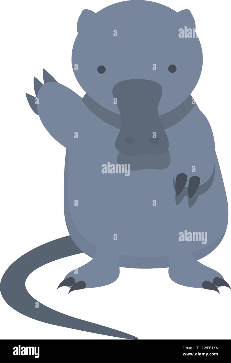 Character desman icon cartoon vector. Picture baby. Education animals ...