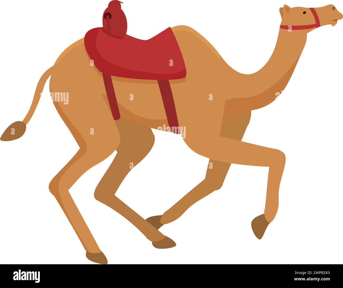 Camel racing dubai united arab emirates Stock Vector Images - Alamy