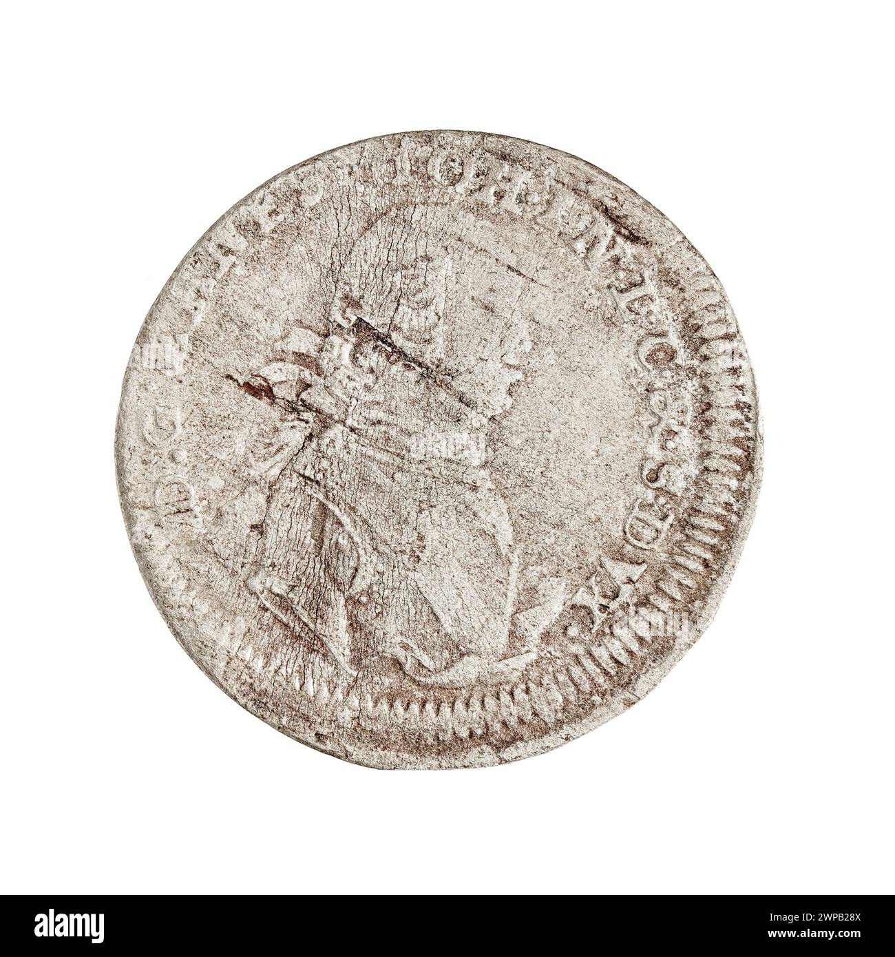 Trojak coin from 1765 issued under Ernest Jan Biron of Kurland and ...