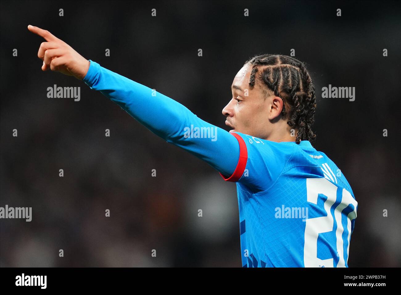 Madrid, Spain. 06th Mar, 2024. Xavi Simons of RB Leipzigduring the UEFA ...