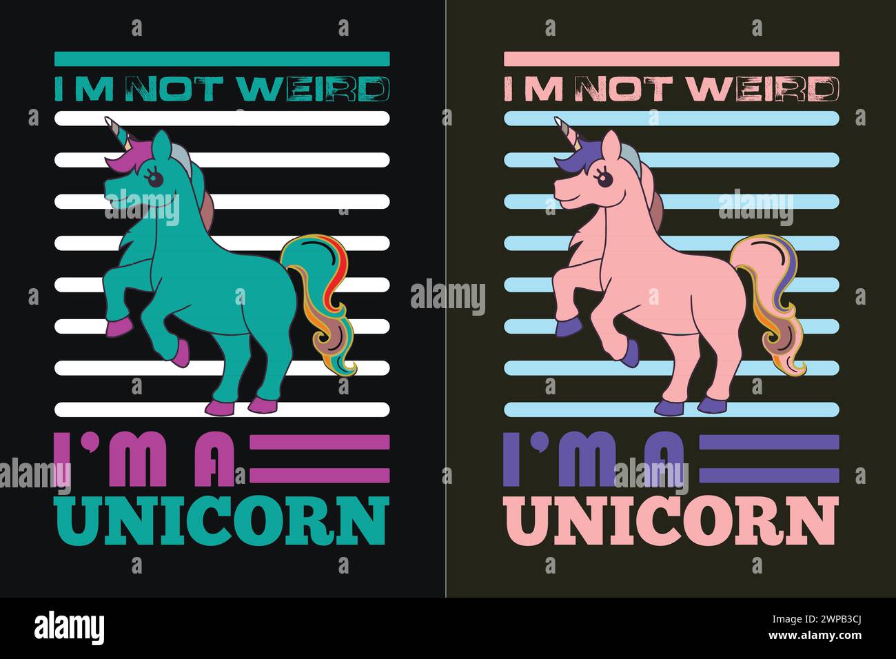 I'm Not Weird I'm A Unicorn, Animal Lover Shirt, My Spirit Animal ...