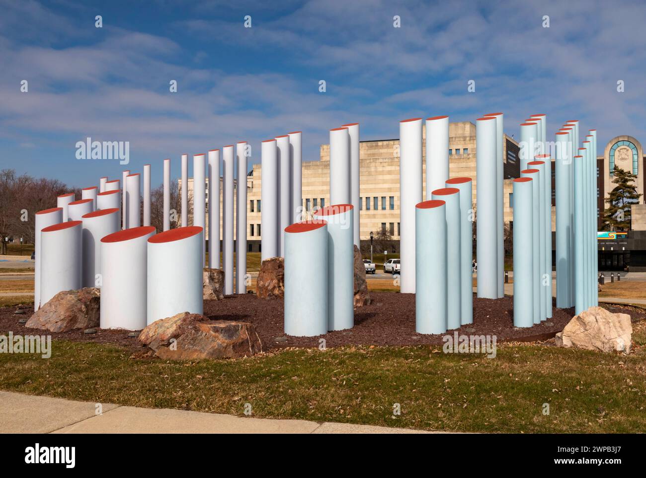 Lansing, Michigan - The Michigan History Museum. A sculpture called ...
