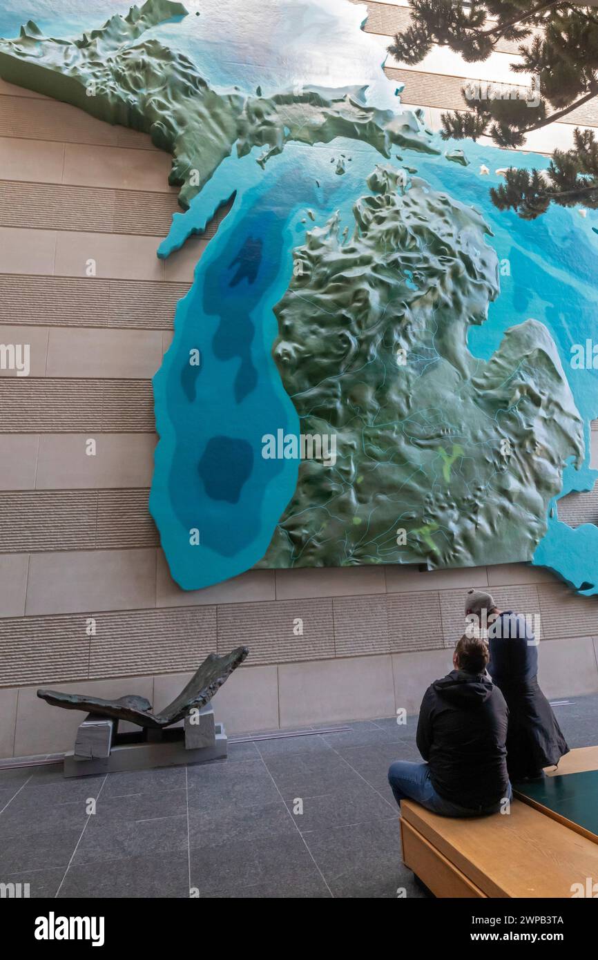 Lansing, Michigan - The Michigan History Museum Stock Photo - Alamy