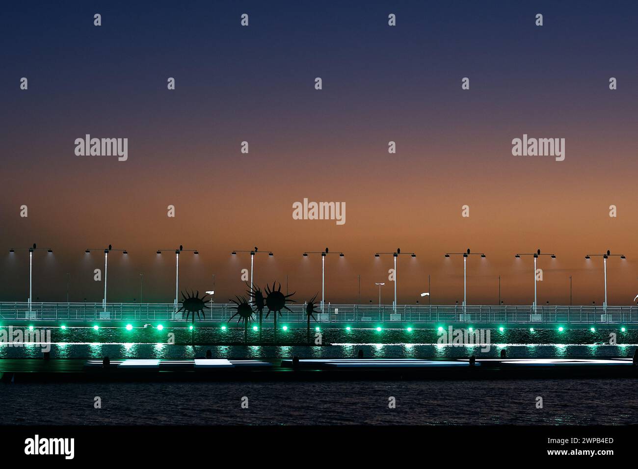 landscape, paysage, during the Formula 1 STC Saudi Arabian Grand Prix ...