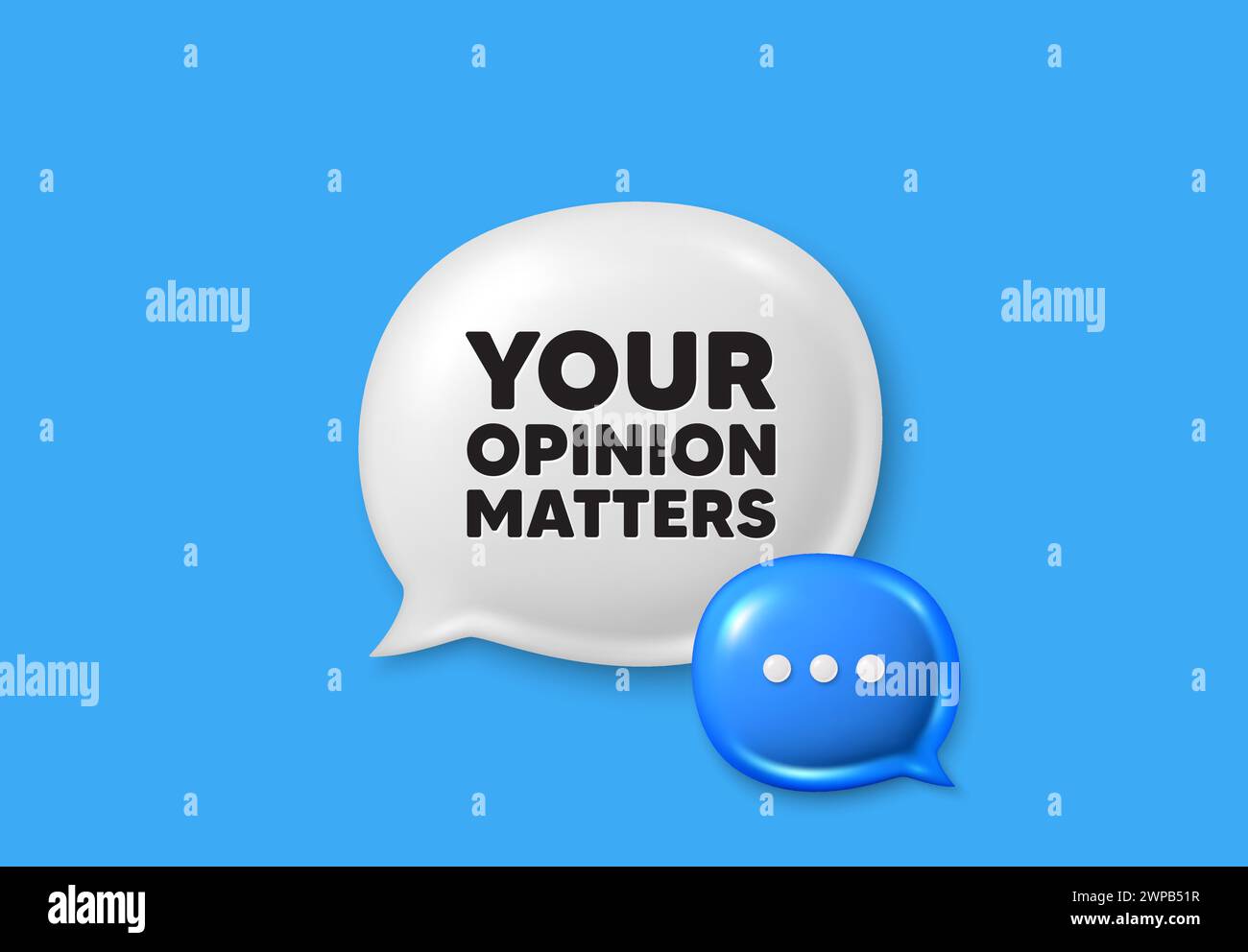 Your opinion matters symbol. Survey or feedback sign. Text box speech ...