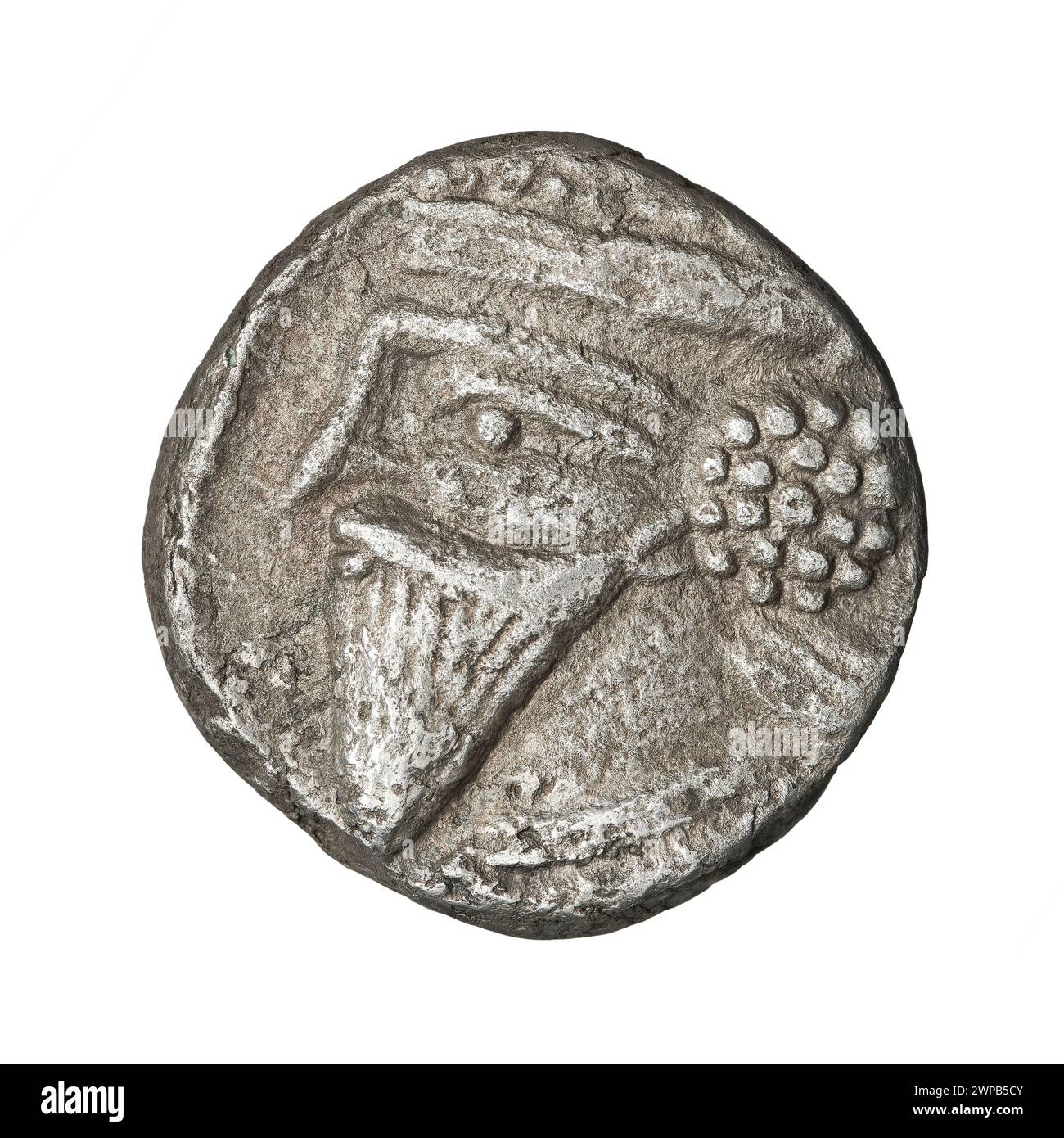 Silver tetradrachma coin issued under Wologezes IV between 147 and 191 ...