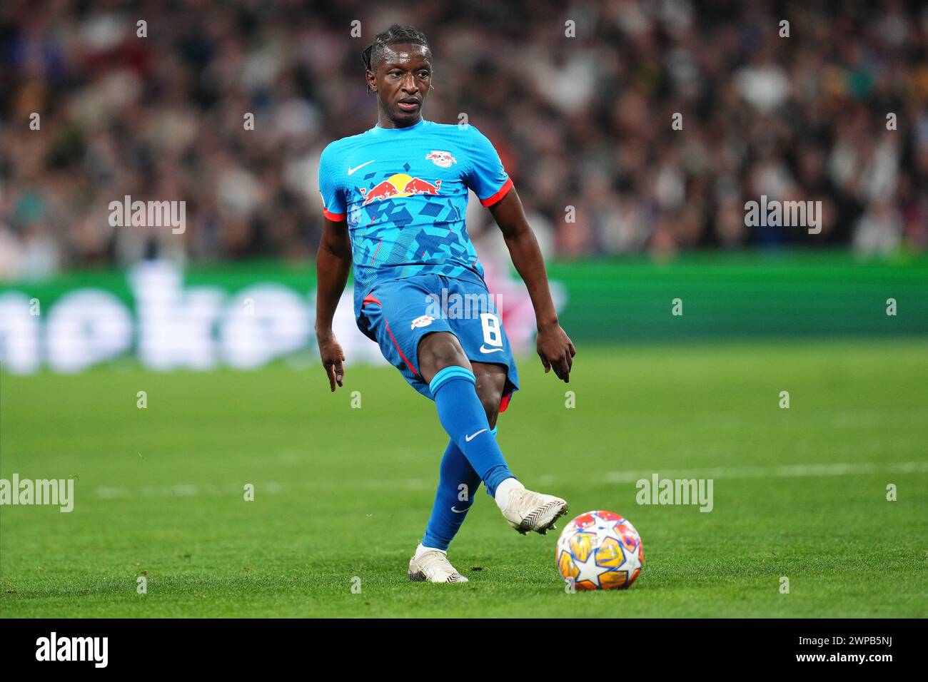 Amadou Haidara of RB Leipzigduring the UEFA Champions League match ...