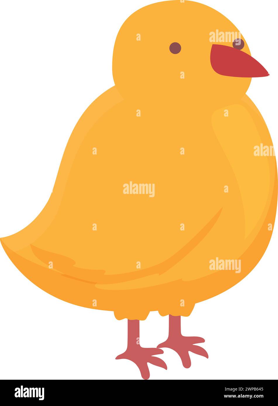 Small chicken icon cartoon vector. Laborer baby. Aviculture stable meat ...