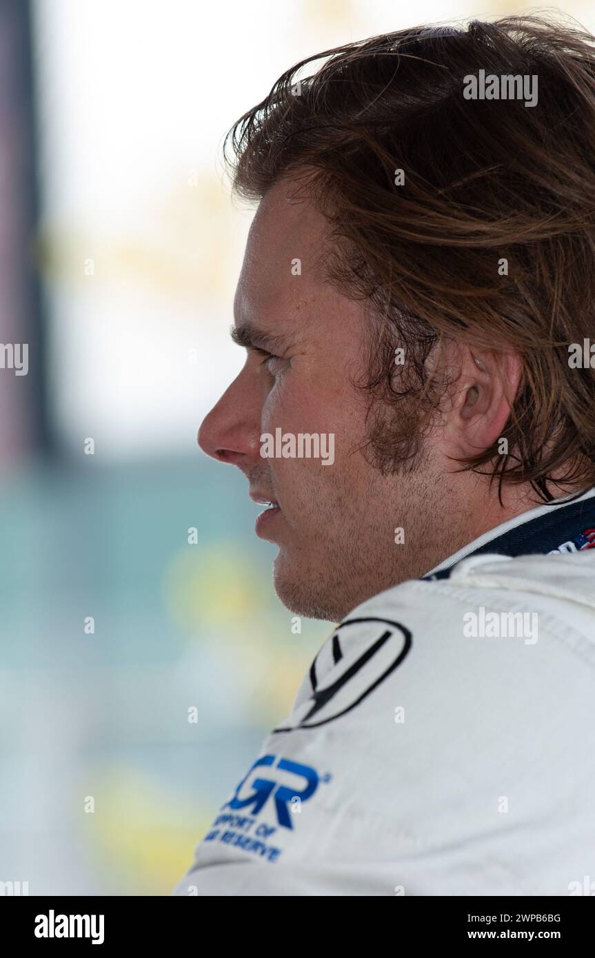 Indycar driver Dan Wheldon at the Honda Indy Toronto, 2009 Stock Photo ...