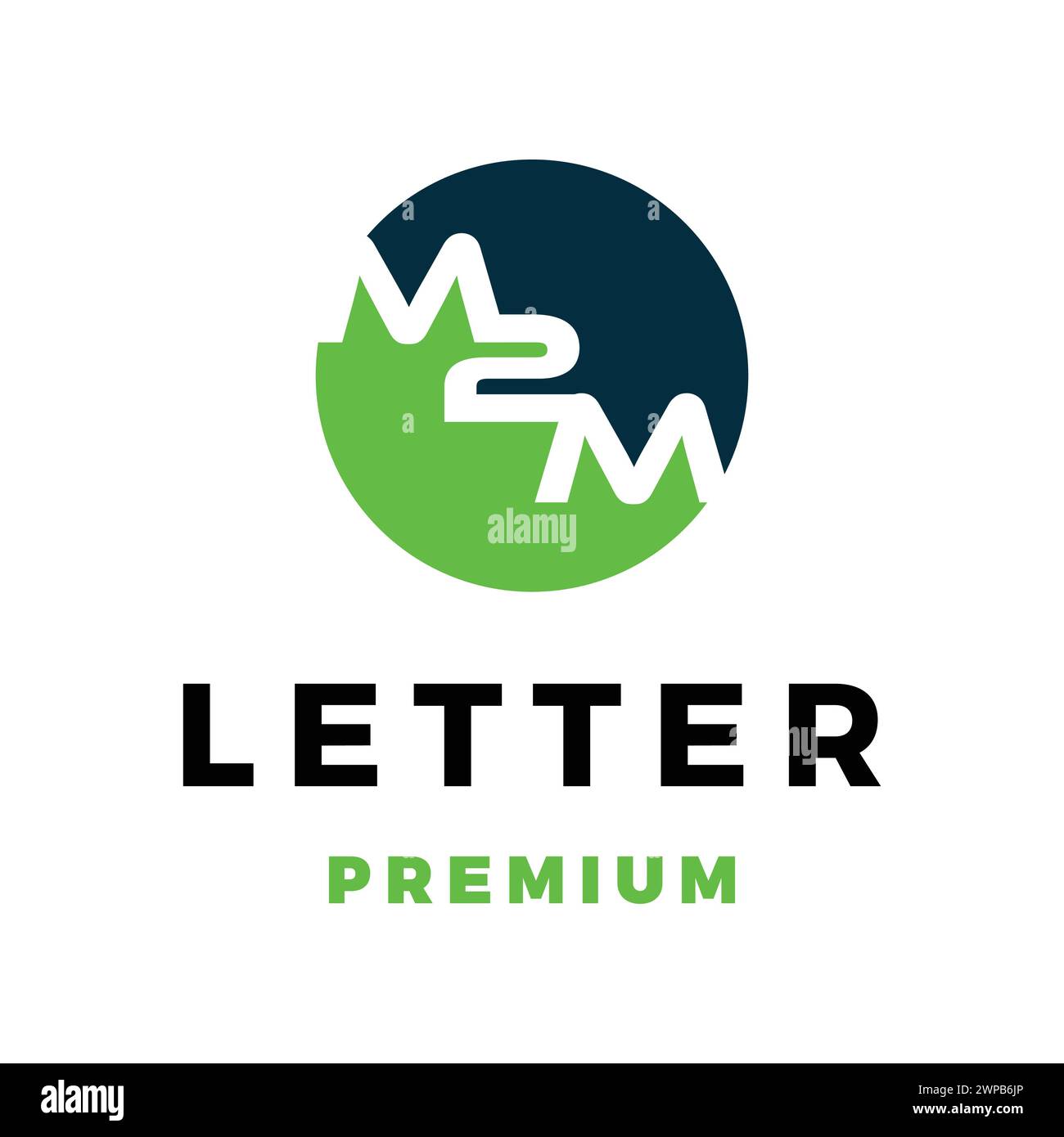 Initial Letter M2M Icon Vector Logo Template Illustration Design Stock ...
