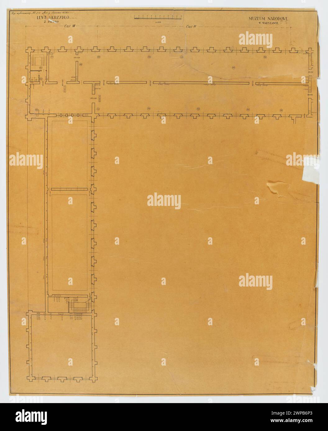 Drawing No. 279 by Tadeusz (1934) of the Warsaw National Museum showing ...