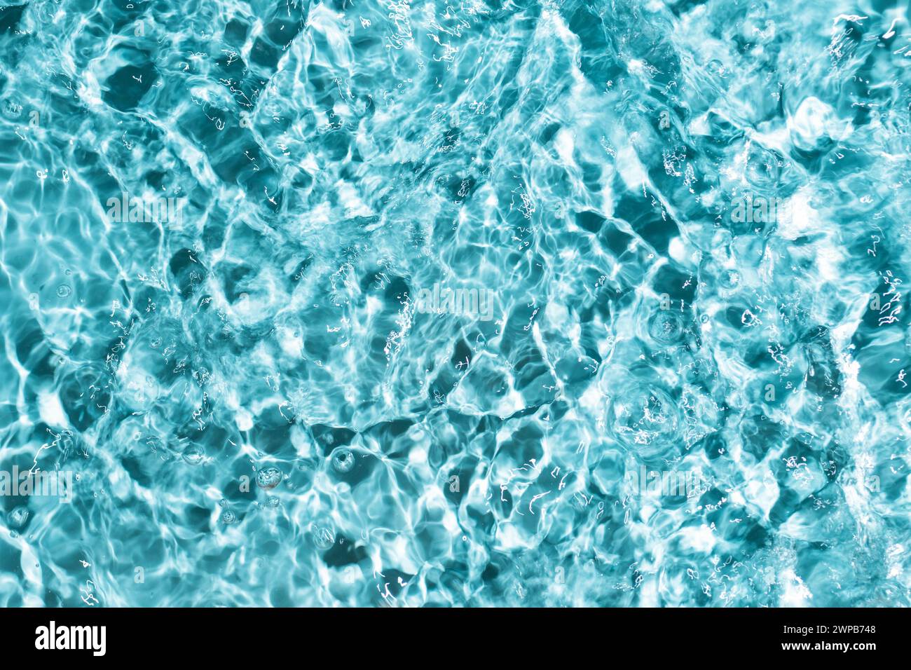 Swimming pool water background top view. Summer vacation. Sea water ...