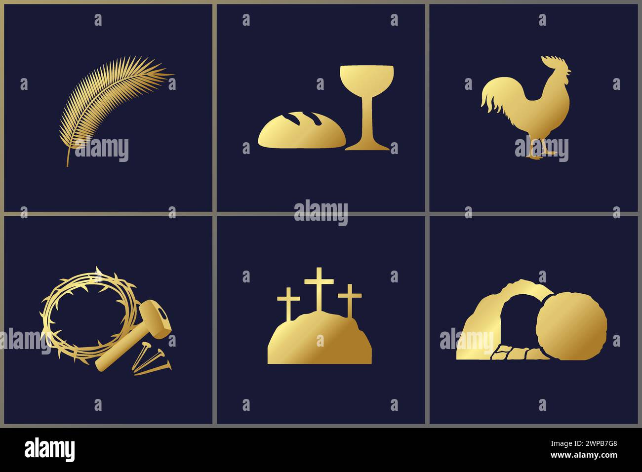 Cross crucifixion hammer Stock Vector Images - Alamy