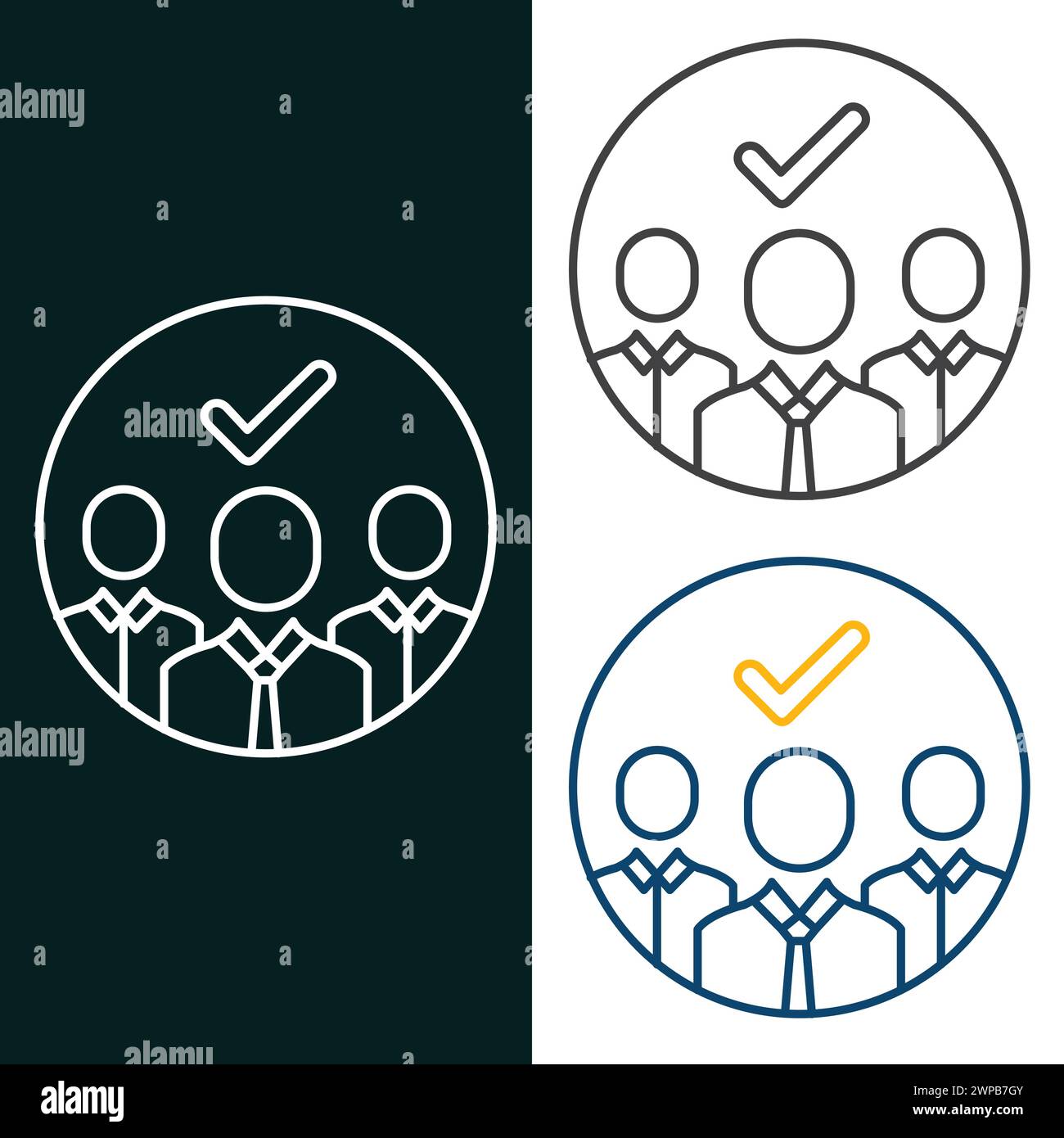 Candidates Vector Illustration Icon Design Stock Vector Image & Art - Alamy