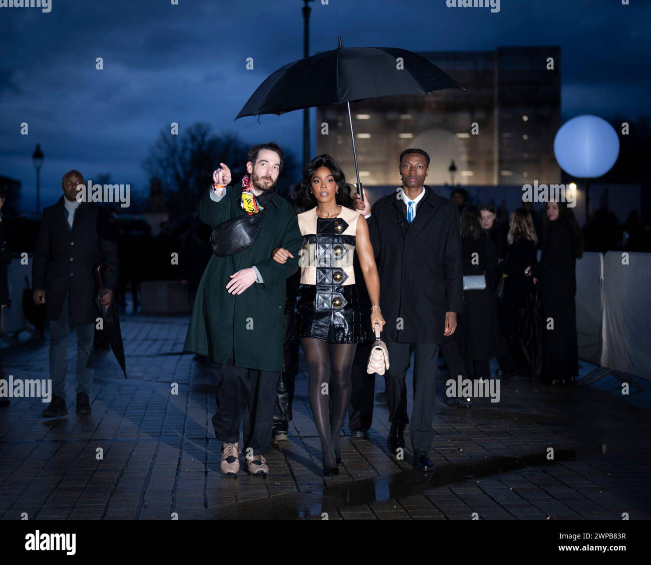 Kelly Rowland arrives for the Louis Vuitton Fall/Winter 2024-2025 ready ...