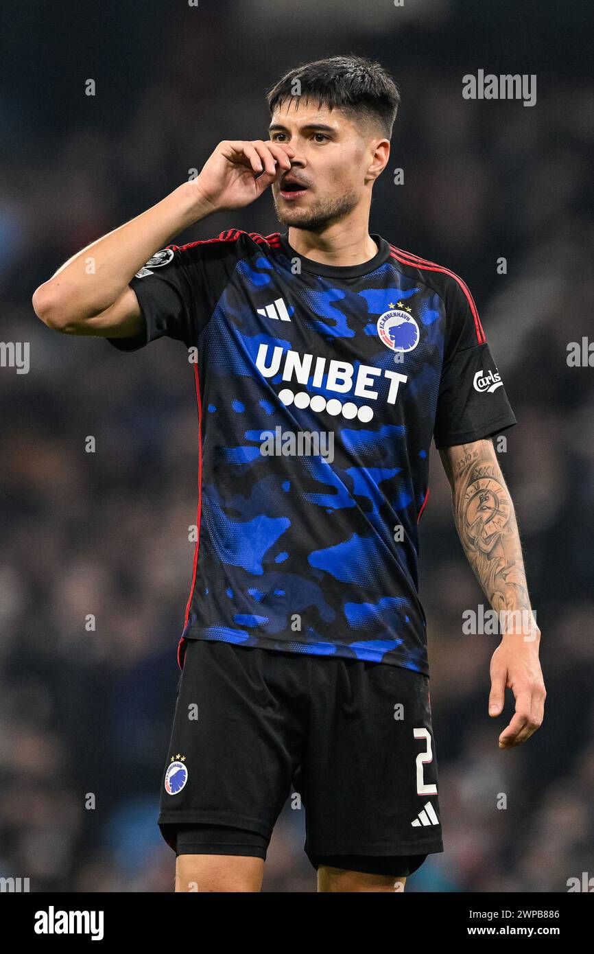 Kevin Diks of FC Copenhagen during the UEFA Champions League match ...