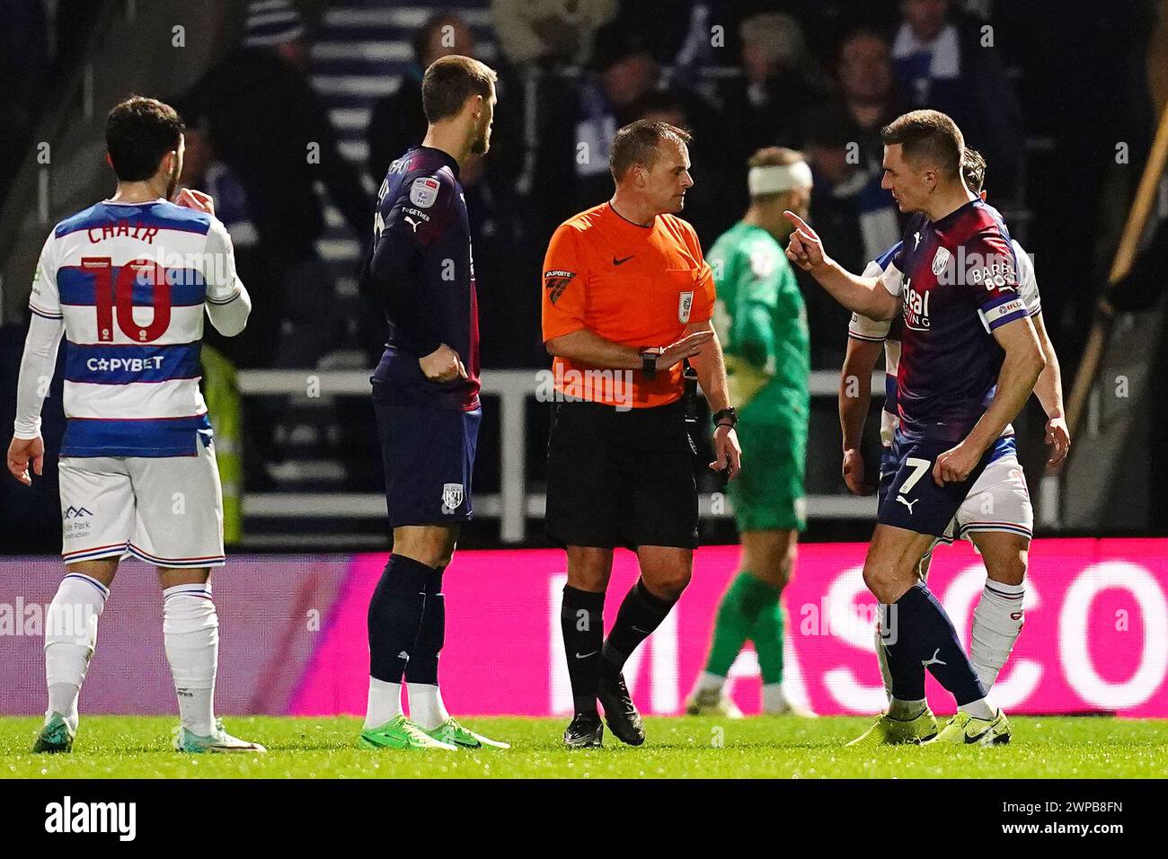 West bromwich albion's jed wallace during the sky bet championship ...