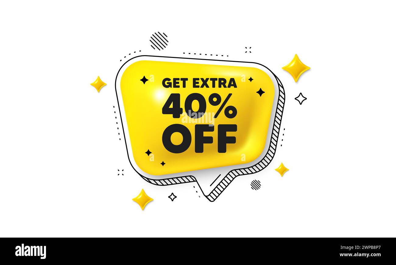 40% 40 percent 3d Stock Vector Images - Alamy